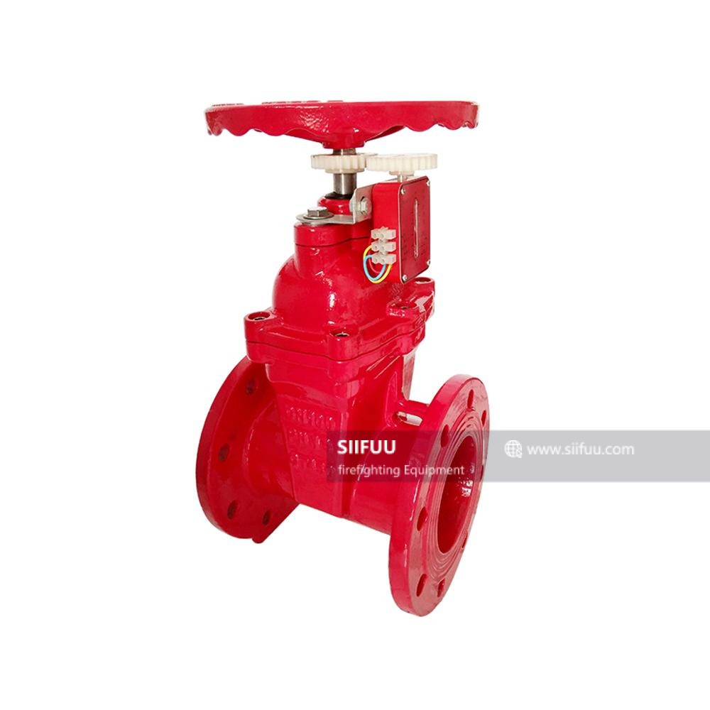 Non-rising Stem Gate Valve With Tamper Switch, Flange Connection, 2" t ...